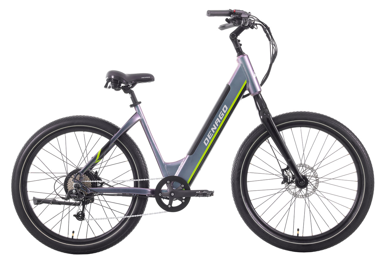 Denago City 2 Step Thru Ebike | 500W City eBike | 28MPH & 60 Miles Range