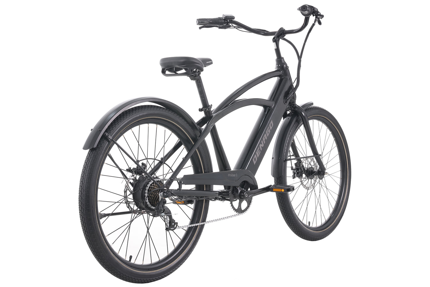 Denago Cruiser 1 High Step eBike | 53-Mile Range, 500W Peak Light ...