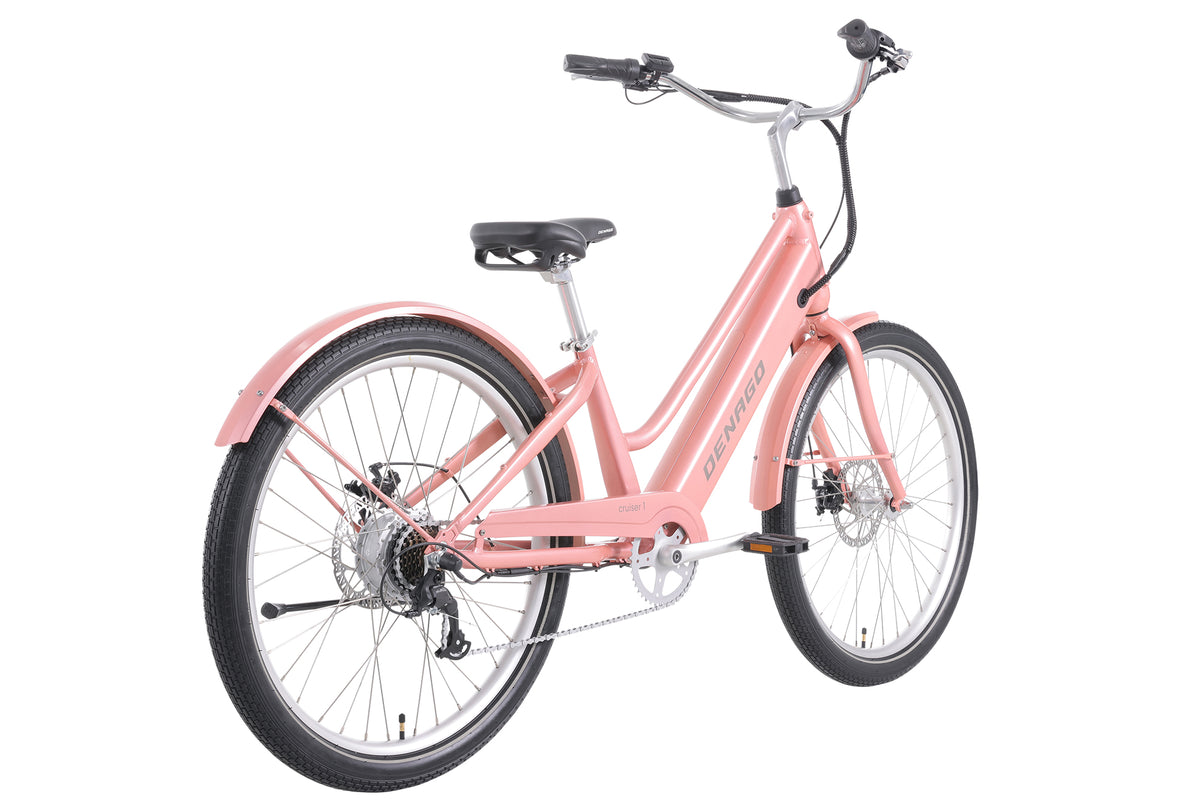 Denago Cruiser 1 Step Thru eBike | 50 Miles LG Battery Electric Bikes ...