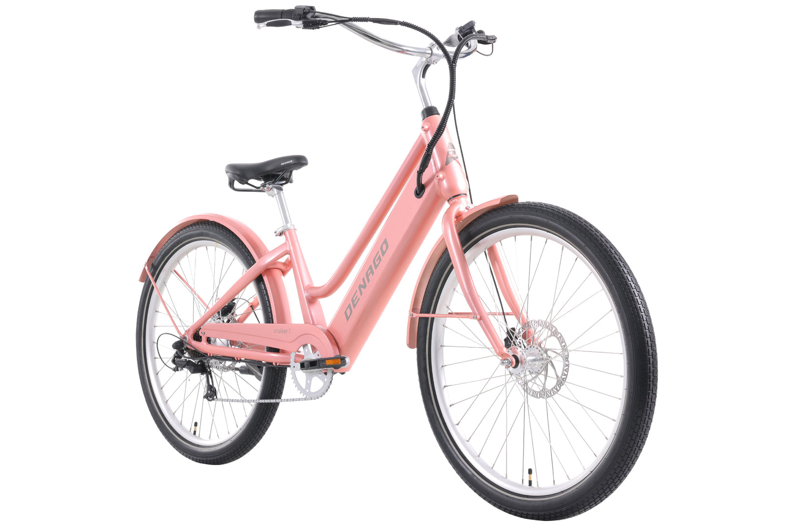 Denago Cruiser 1 Step Thru eBike | 50 Miles LG Battery Electric Bikes ...