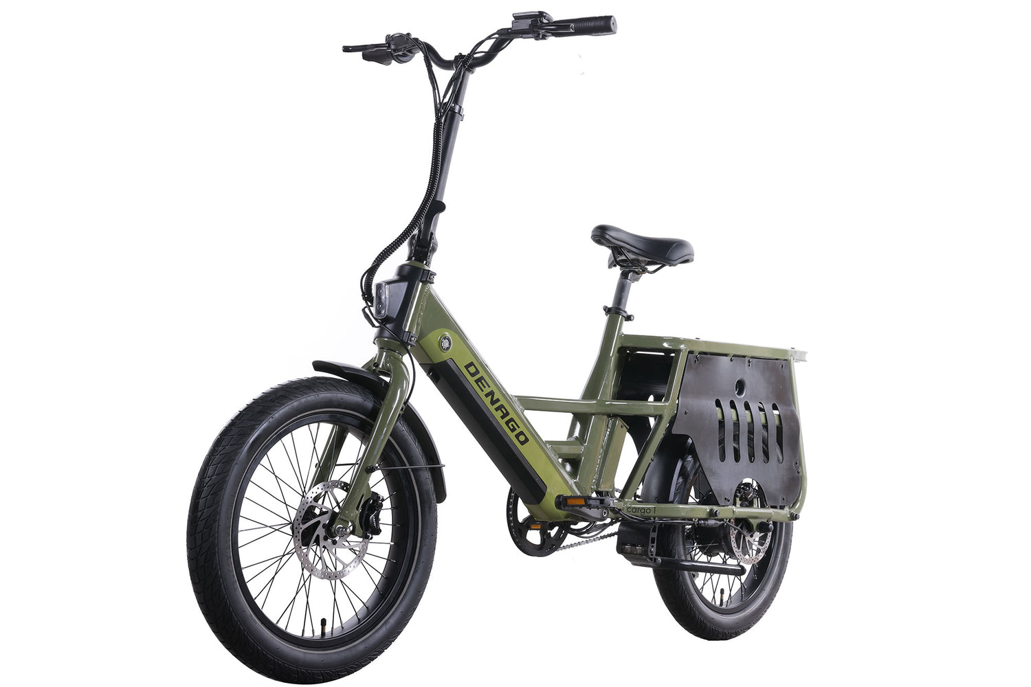 Denago Compact Cargo 1 eBike | All Weather Dual Battery Cargo Utility ...