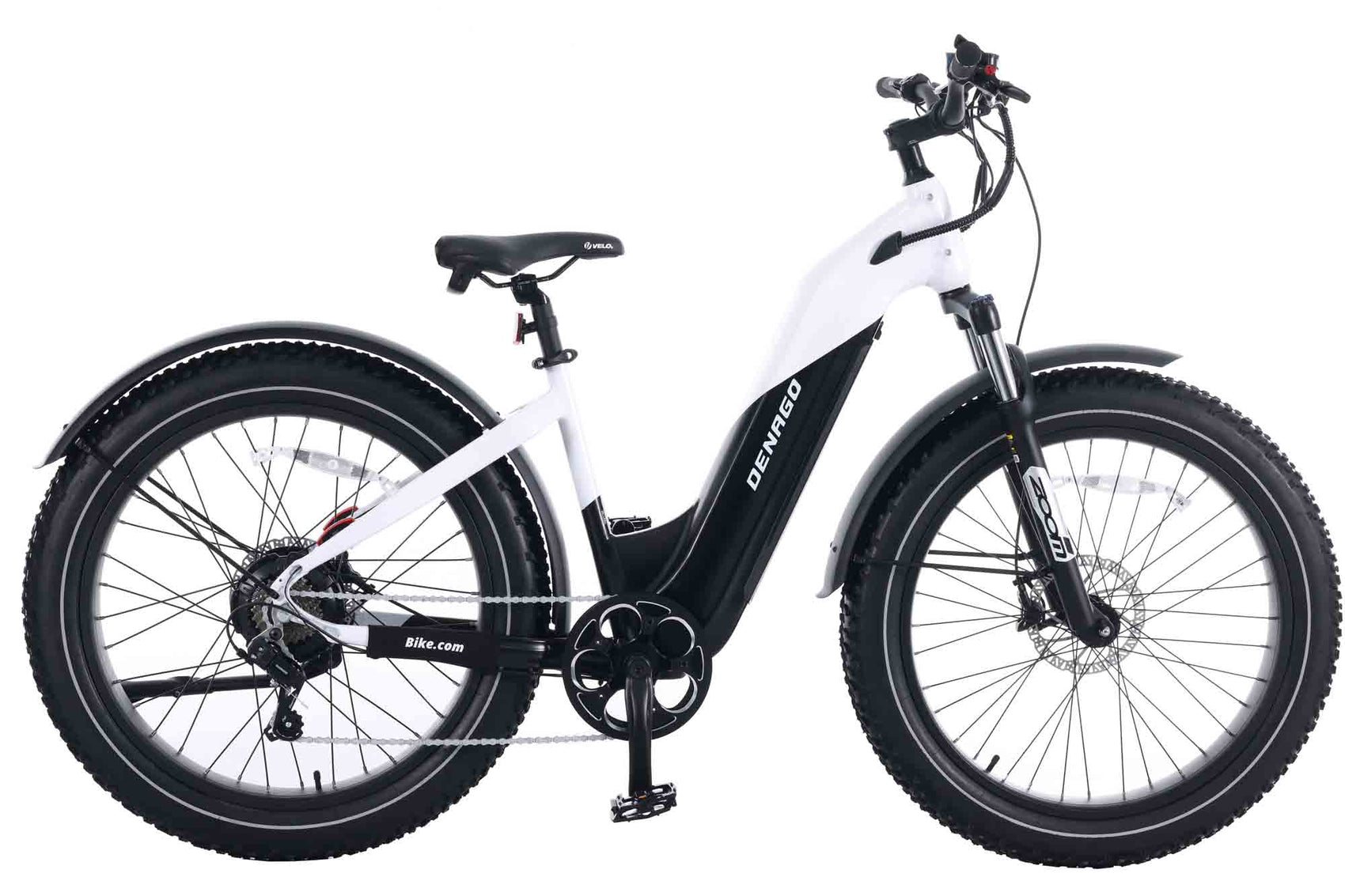 Denago Fat Tire Step-thru eBike | Fat Tire Electric Bike | 80 Miles ...